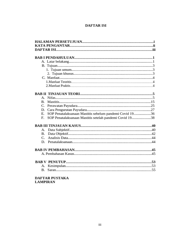 Daftar Isi | PDF