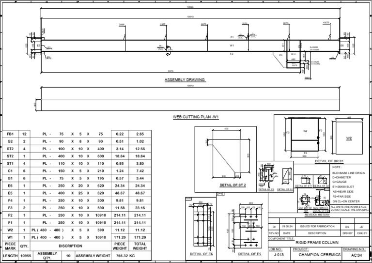 Assembly Drawing: C1 (On CL) (TYP) G1 (On CL) (TYP) | PDF