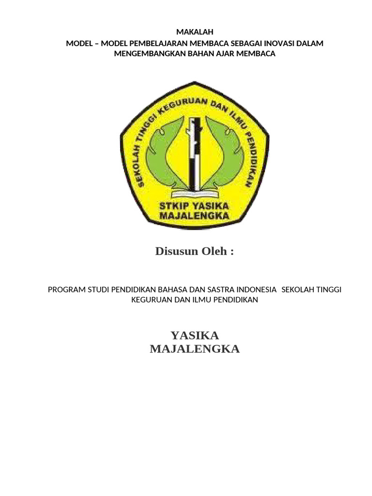 Makalah Membaca 2 | PDF