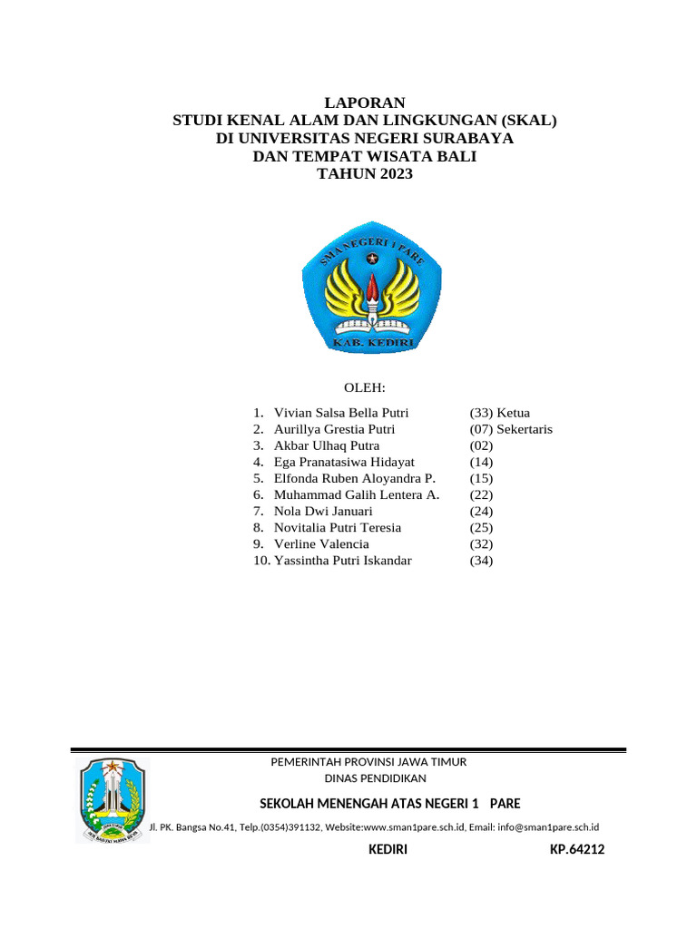 Makalah Laporan Skal Kel 2 P3 (Rev) | PDF