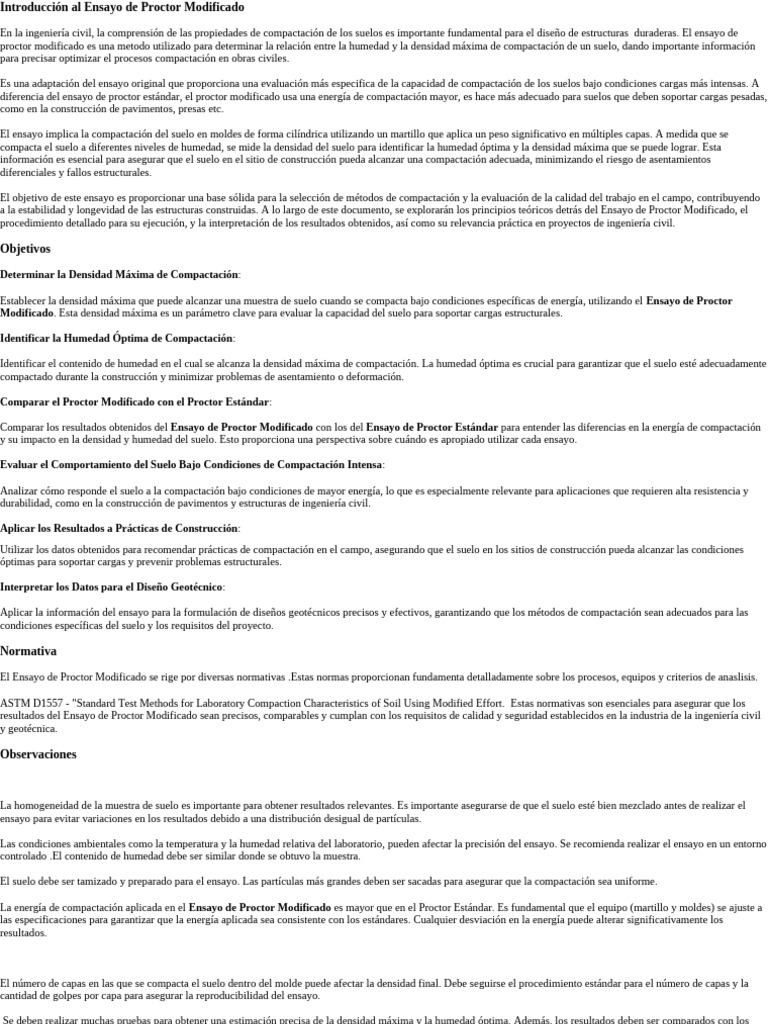 Informe de Proctor Modificado1 23 9 | PDF