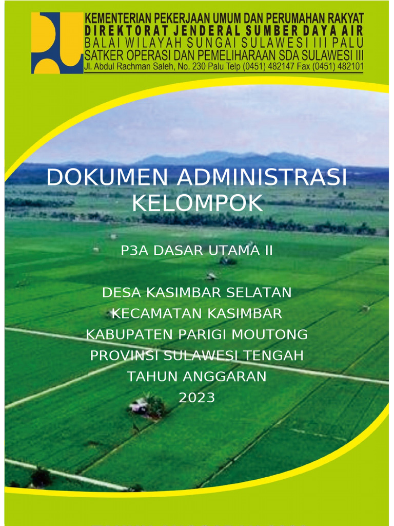 01.sampul Laporan Sulteng | PDF