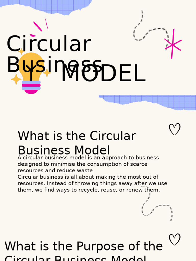 Circular Business Model | PDF | Recycling | Art