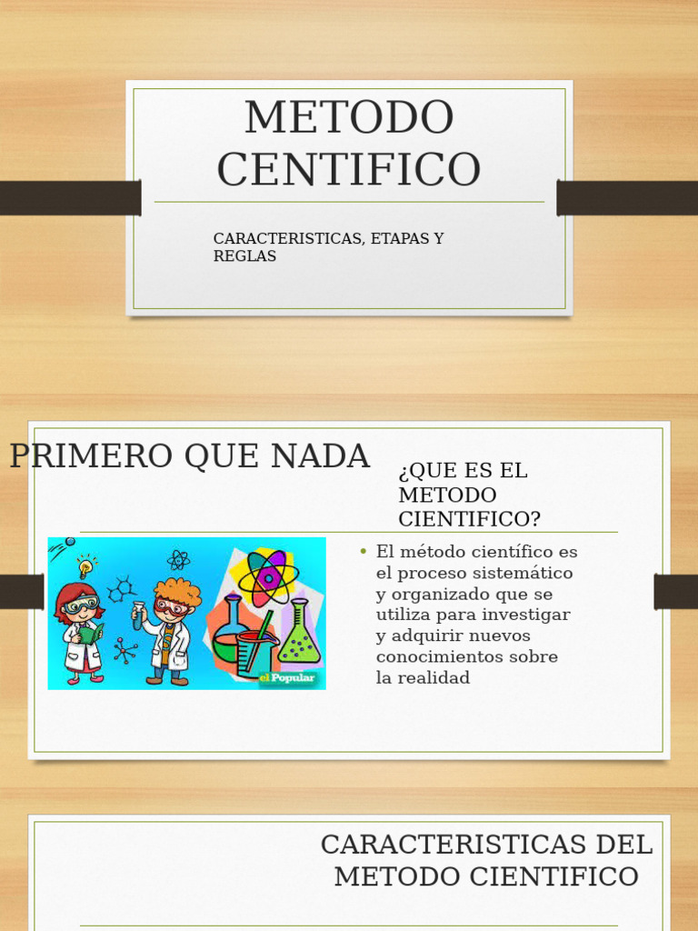 Metodo Centifico | PDF