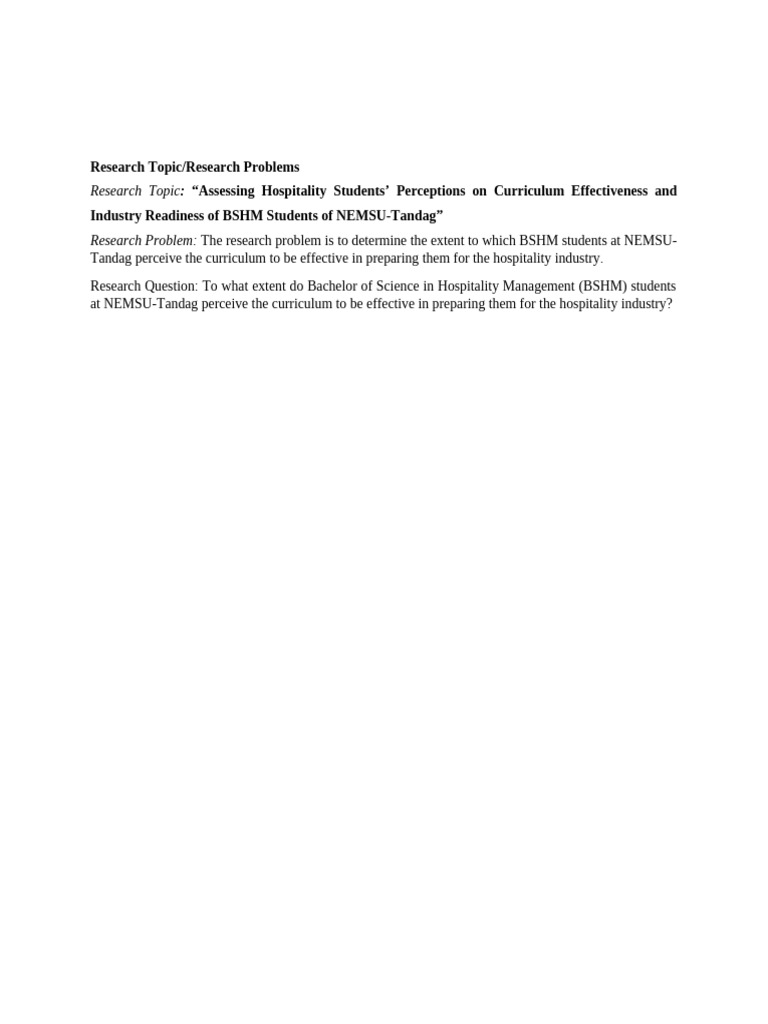 Research Topic | PDF