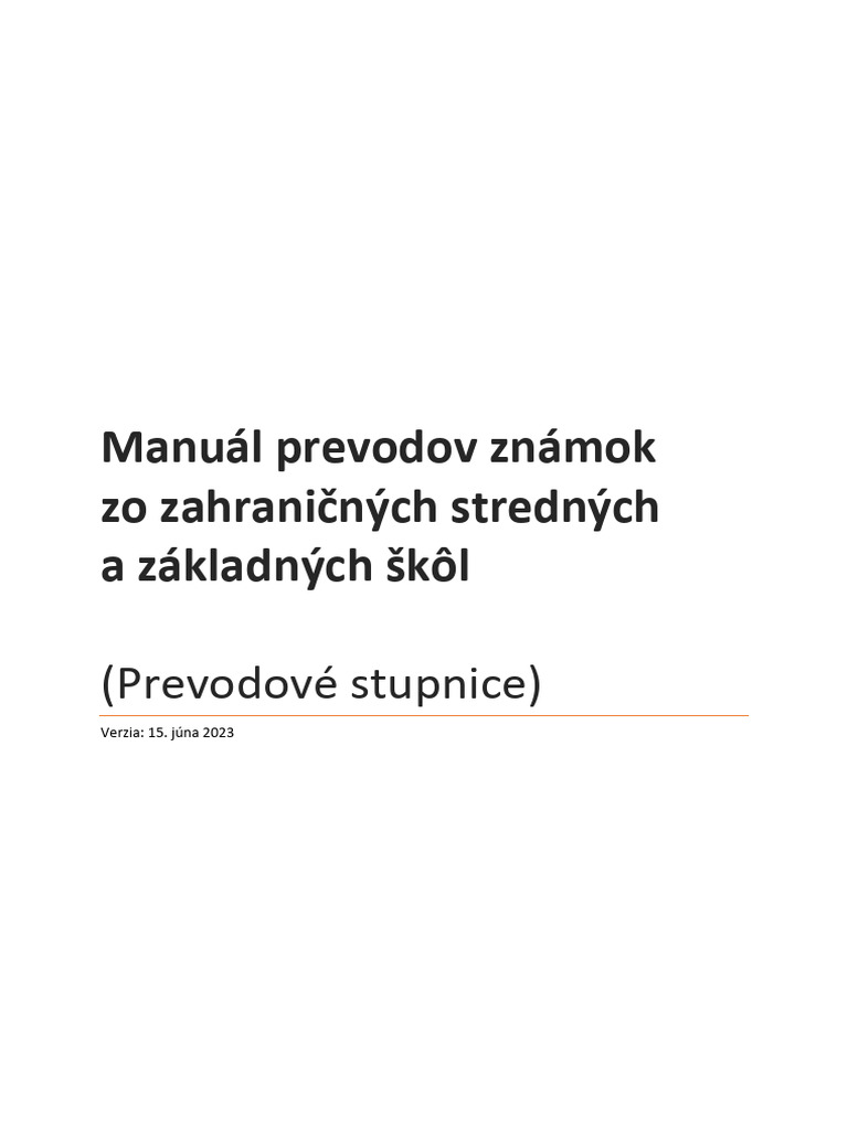 Prevody Znamek SK | PDF