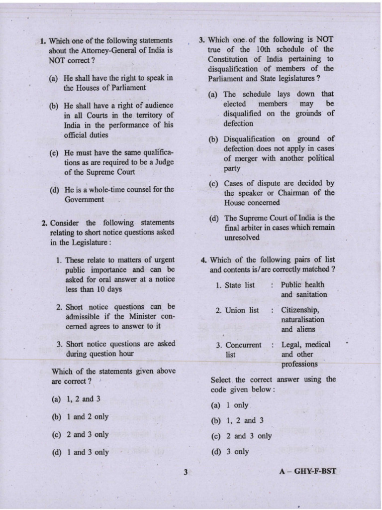 QP Capf 19 Gea | PDF