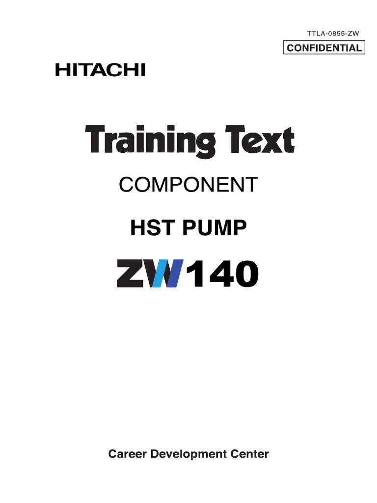 ZW140 HST Pump (Ttla0855) | PDF