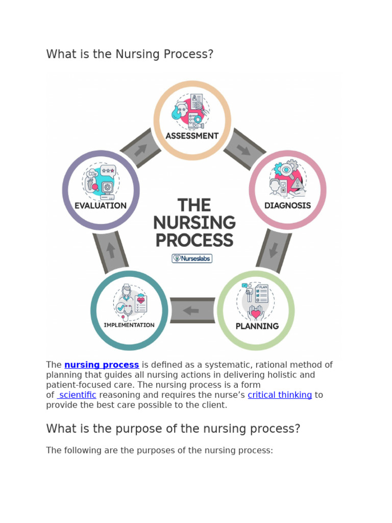 What Is The Nursing Process | PDF