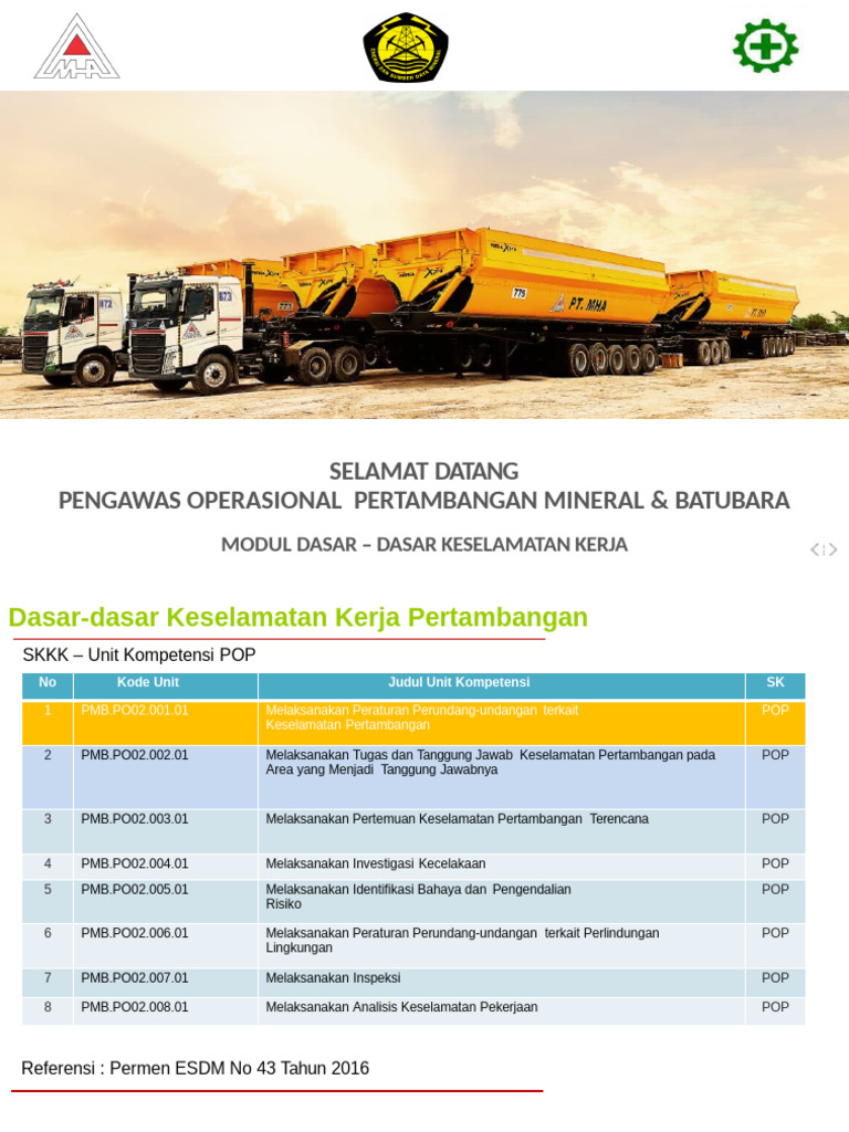 01B#POP Dasar-Dasar Keselamatan Kerja | PDF