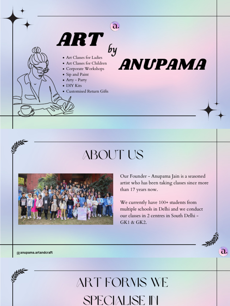 Art by Anupama - Art Classes | PDF