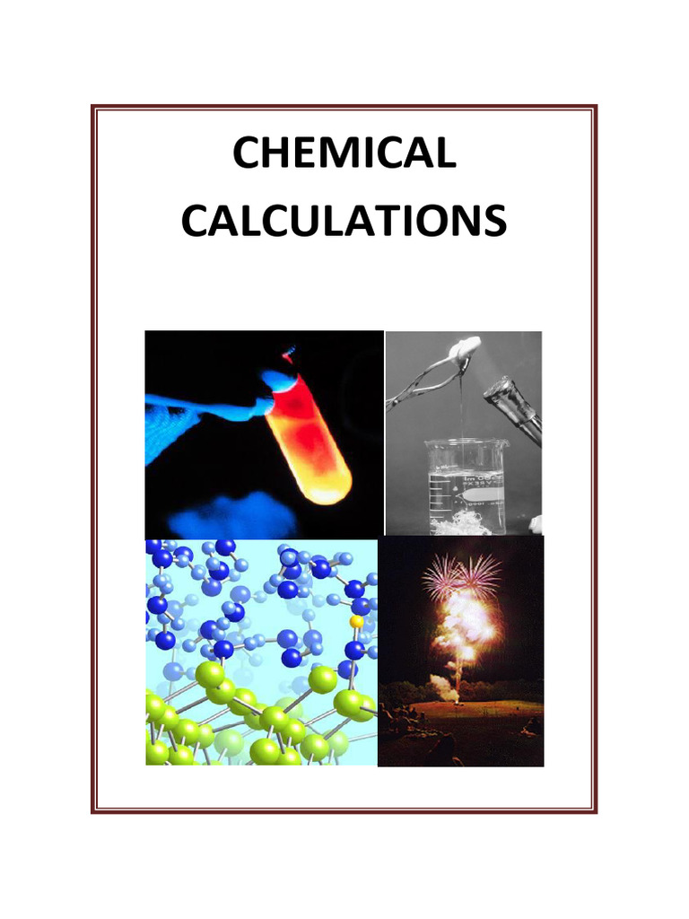 Module 4 Chemical Calculations 2016 | PDF