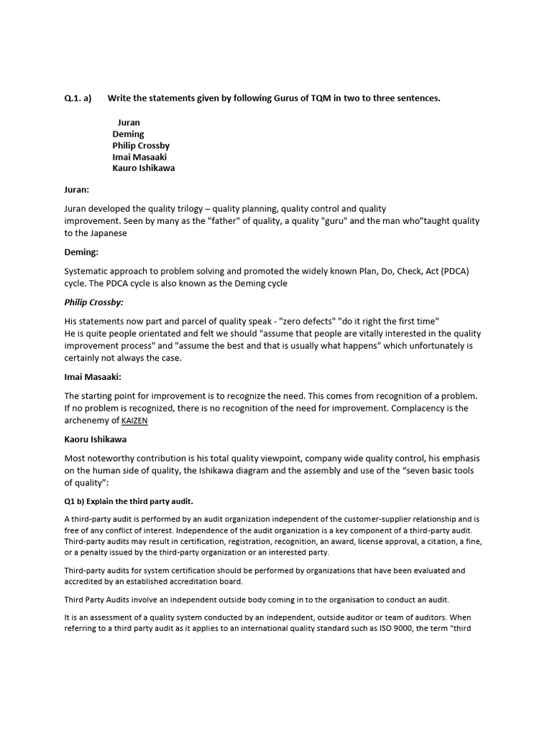 Ieb04 Total Quality Management Pdf Quality Management System