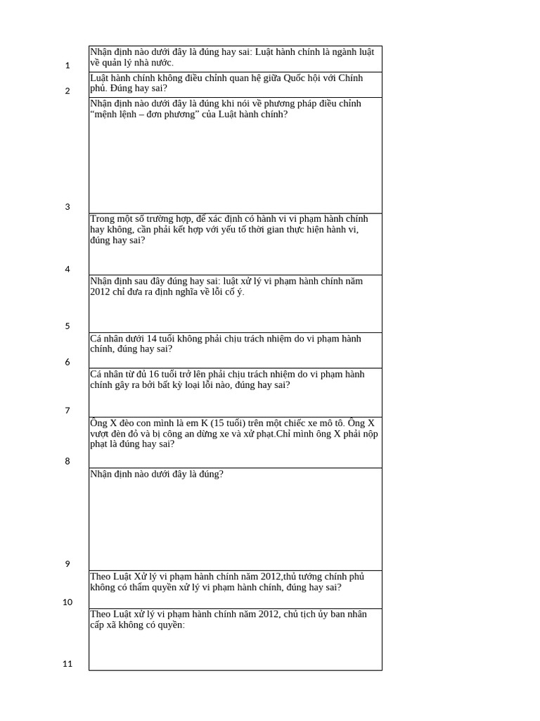 Test 5, 6, 7 - Co Dap An | PDF