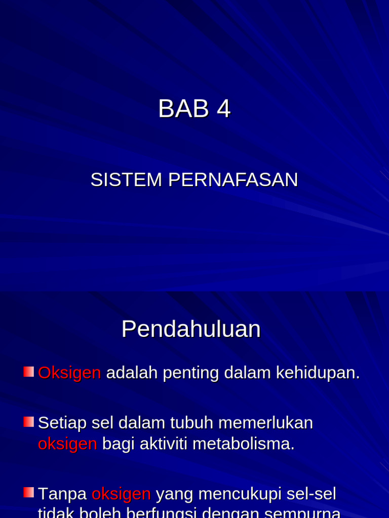 Bab 4 Pc Sistem Pernafasan | PDF