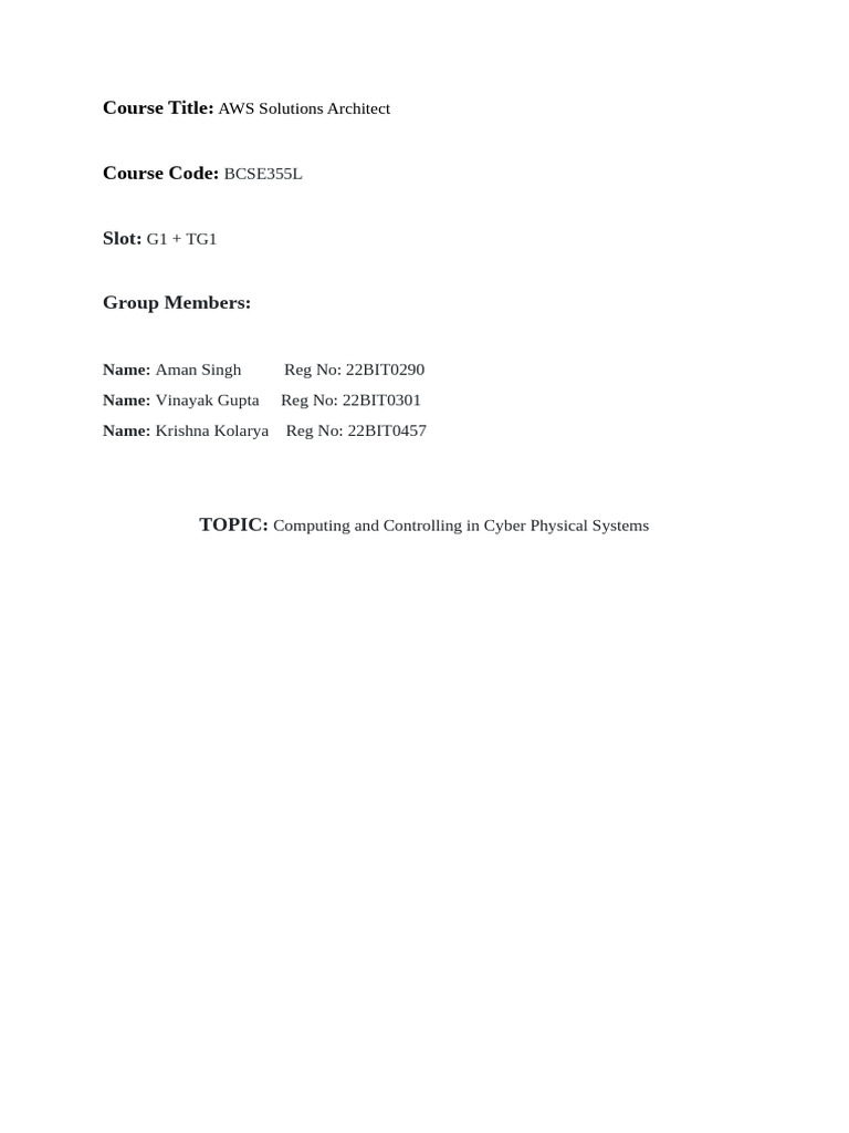 Research Paper Aws | PDF