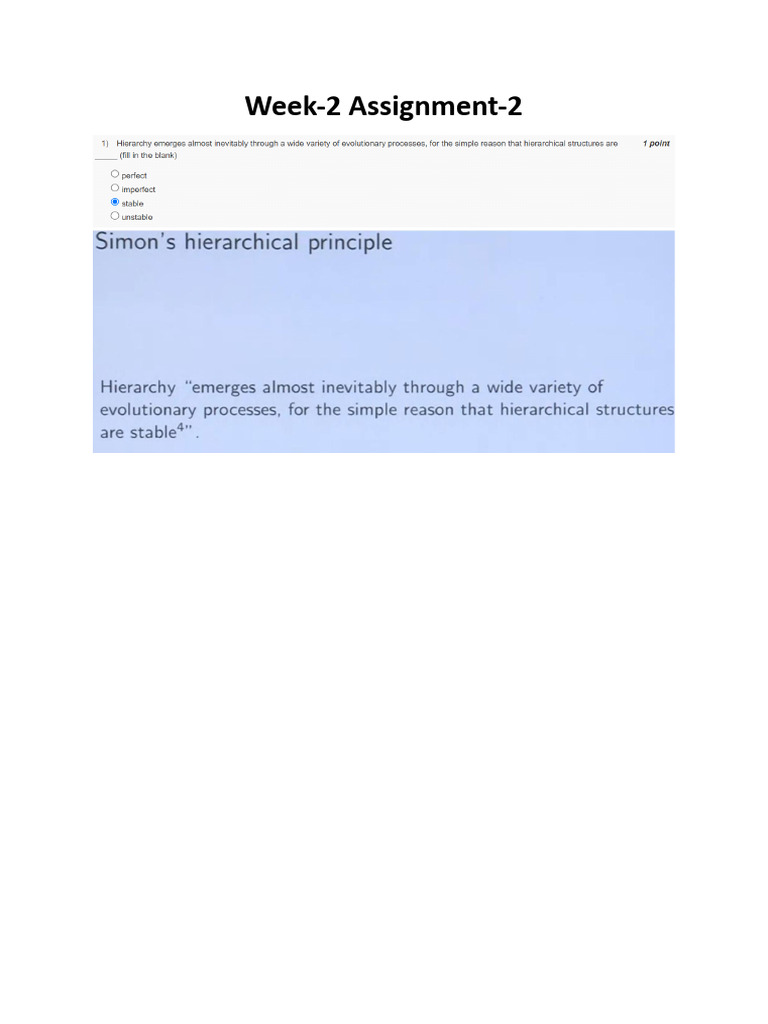 Week-2 Assignment-2 | PDF