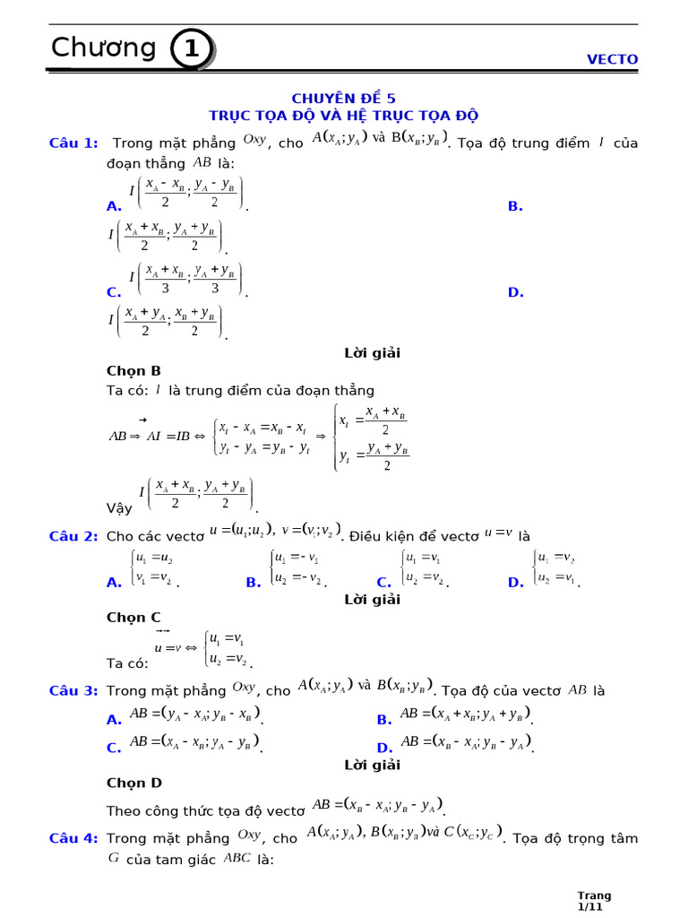 HH_C1_Truc toa do va he truc toa do | PDF
