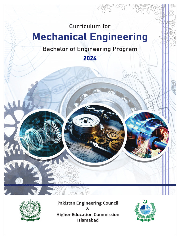 MECHANICAL ENGINEERING Curriculum 2024 | PDF | Curriculum | Technology & Engineering