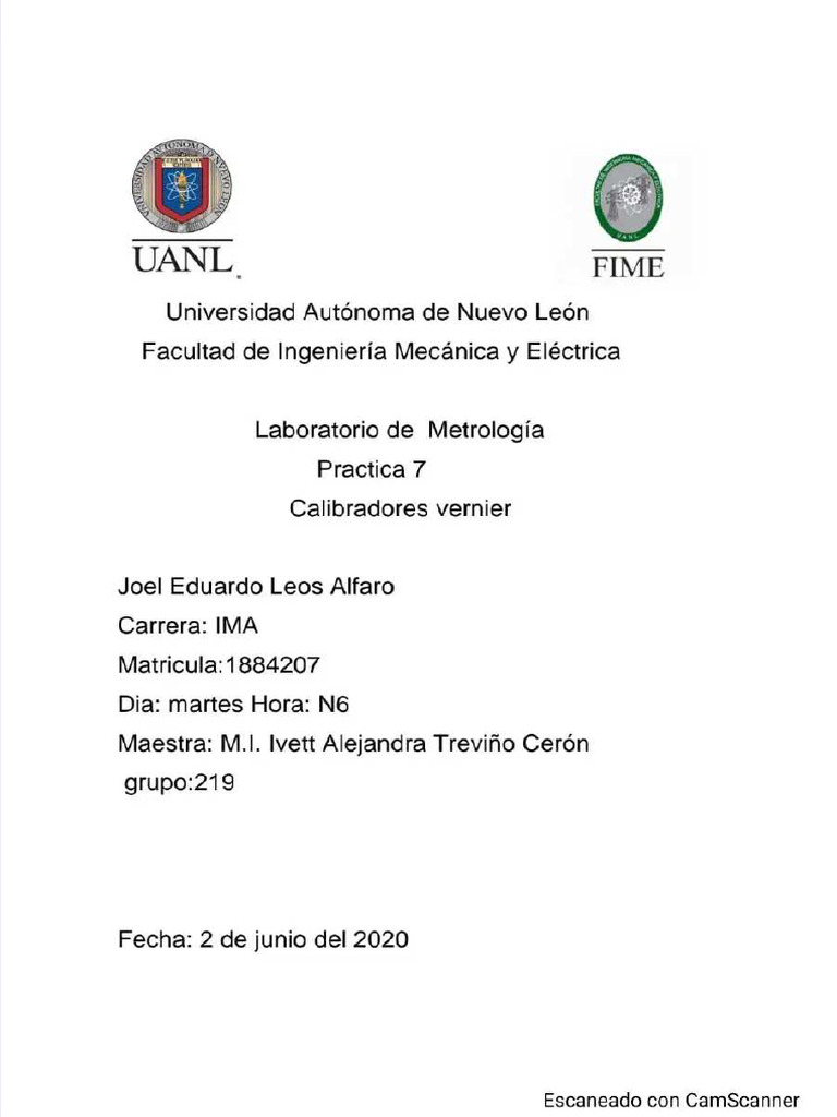 PDF Practica 7 Lab de Metrologia - Compress | PDF PDF Practica 7 Lab de Metrologia - Compress | PDF