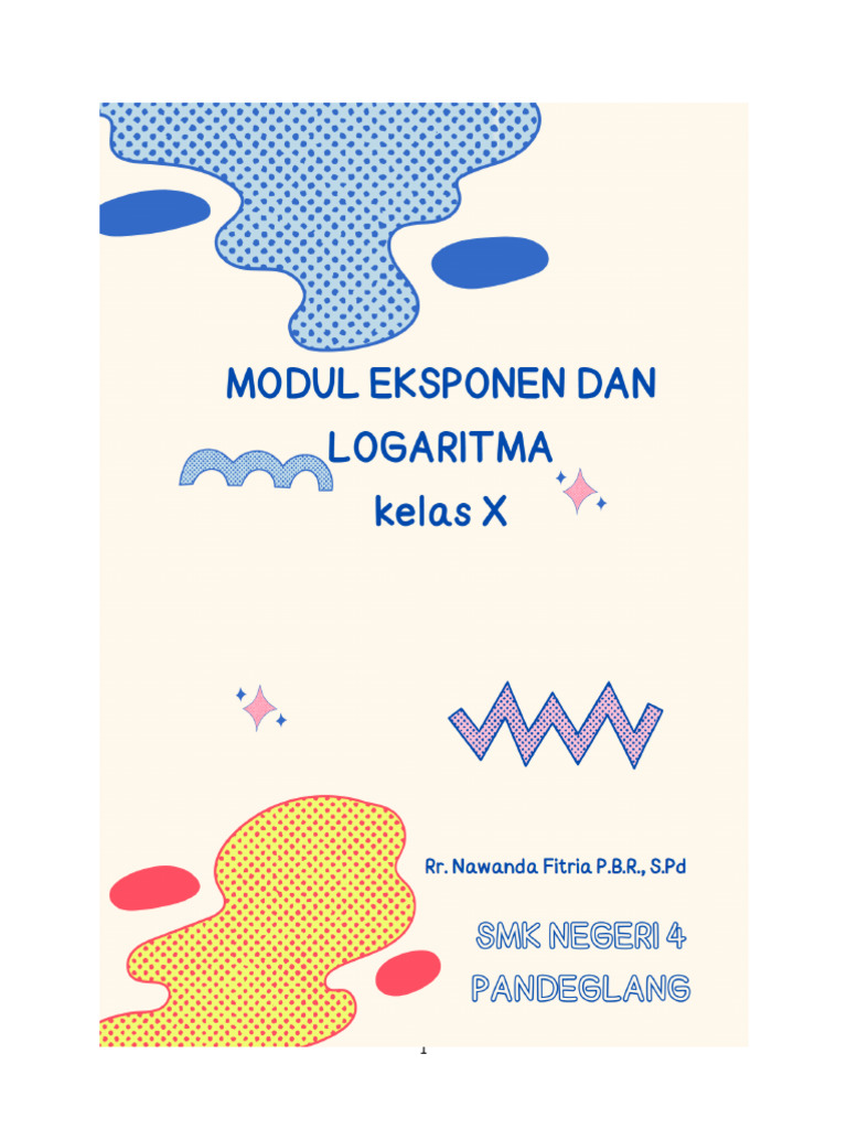 Modul Eksponen Dan Logaritma Pdf