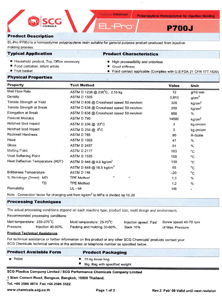 MSDS Box Plastic | PDF