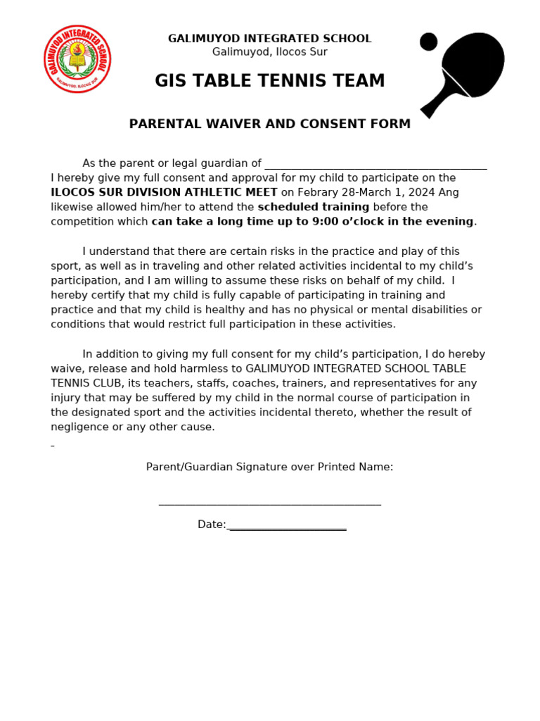 Waiver Training | PDF