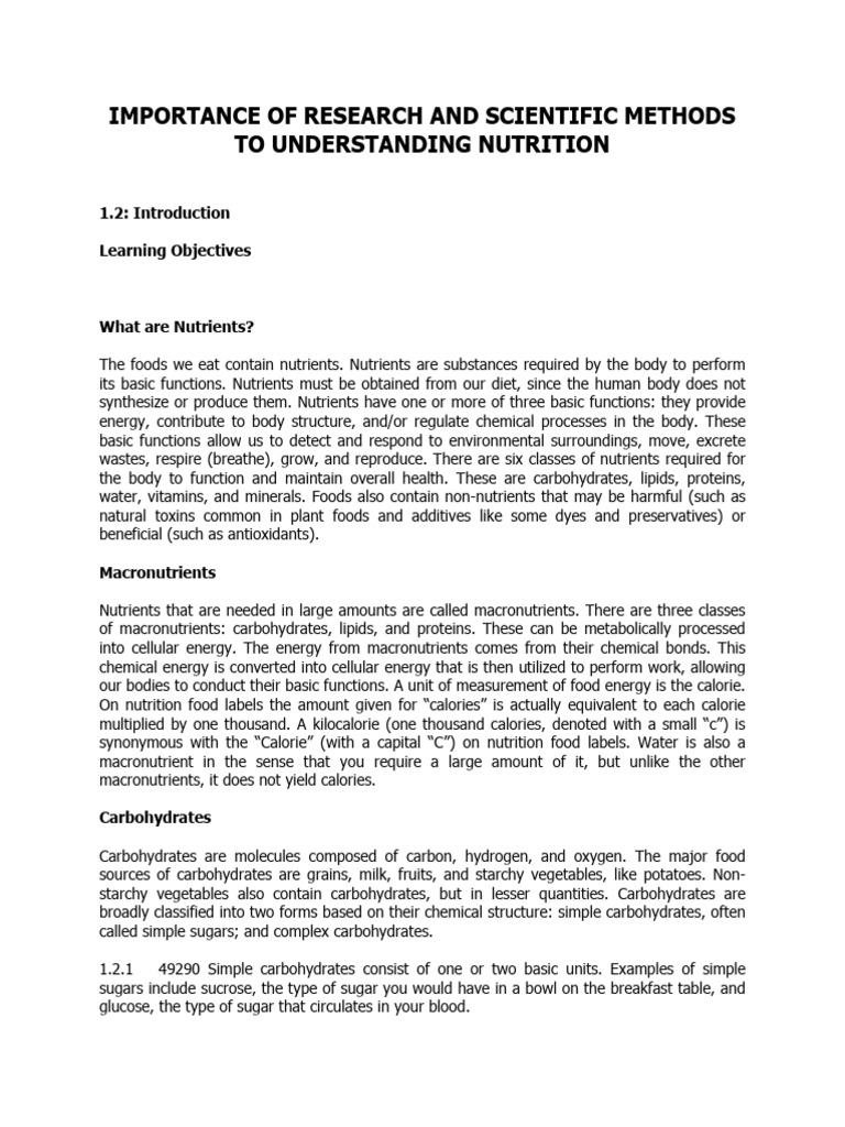 Importance of Research and Scientific Methods To Understanding ...