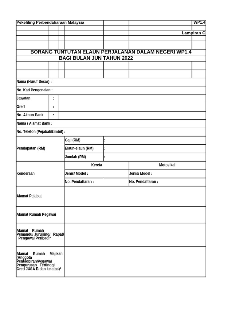 Lampiran C TNT 2021 Fiza | PDF