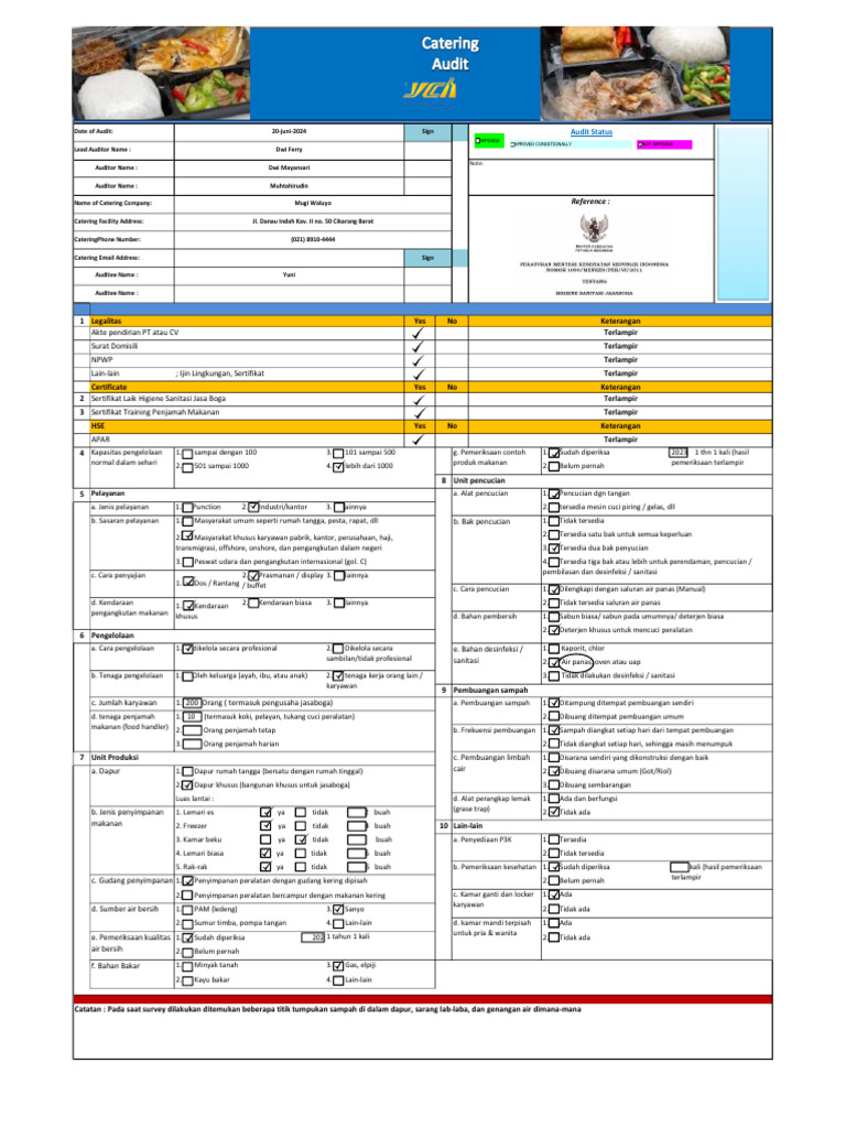 Mugi Waluyo Catering | PDF