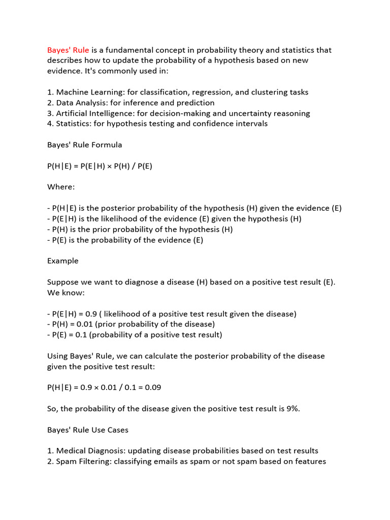 Unit-5 Bayes' Rule and Bayesian Network | PDF | Bayesian Network | Artificial Intelligence