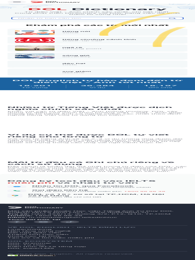 Từ điển Việt Anh DOL Dictionary | PDF