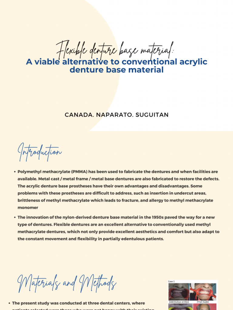 Flexible Denture Base Material (1) | PDF