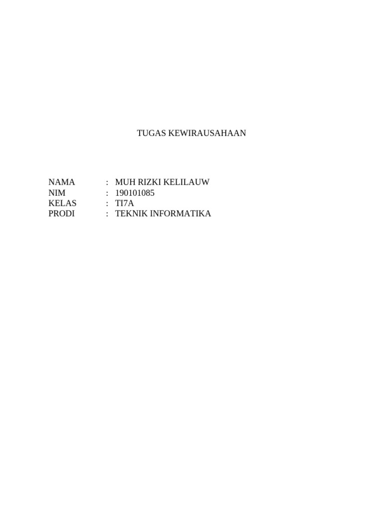 Script Video M. RIZKI KELILAUW | PDF
