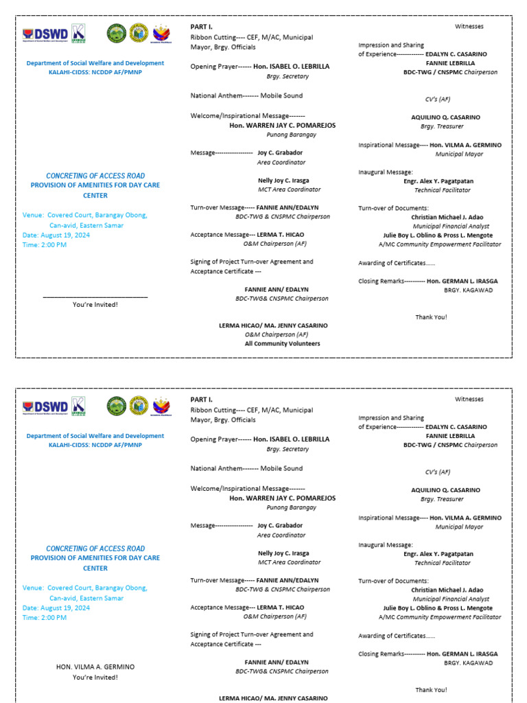 Turn-Over Program - 1 | PDF