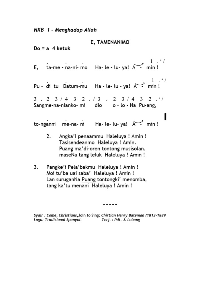 NKB Toraja Not | PDF