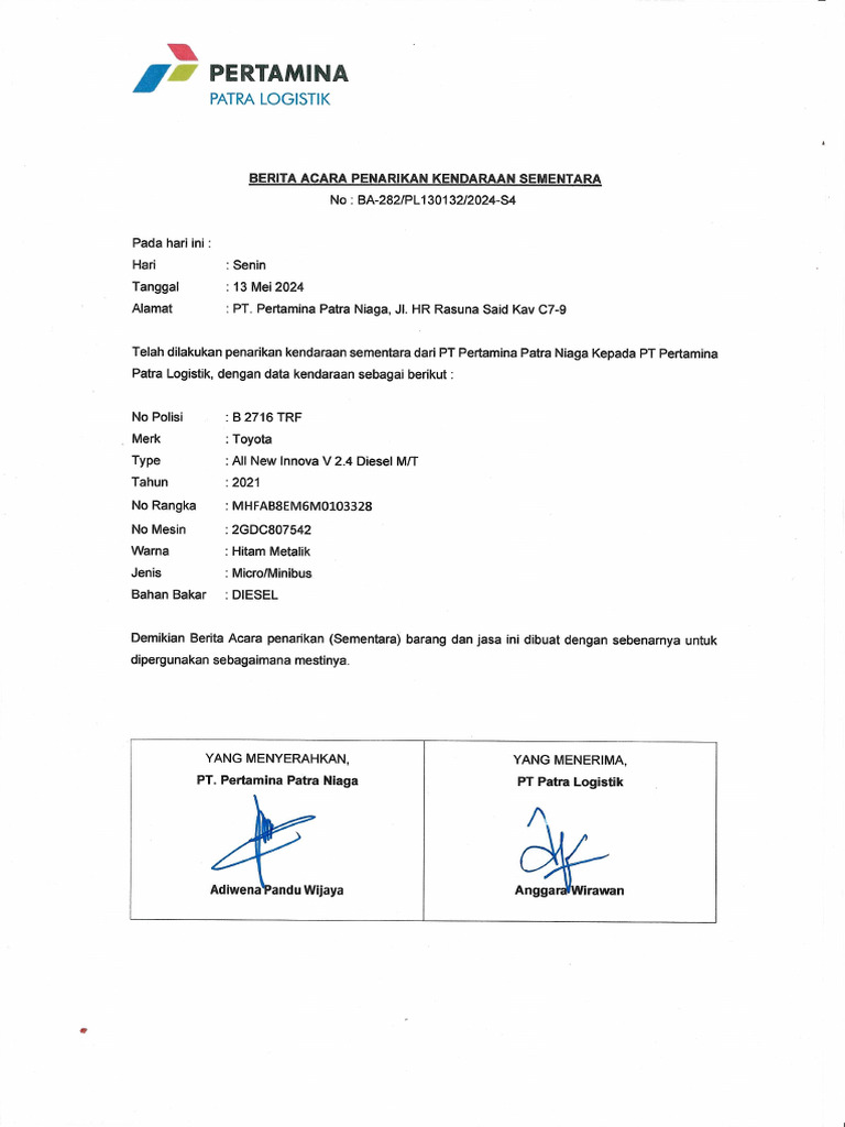 Bapk B2716TRF (13 Mei 2024) | PDF