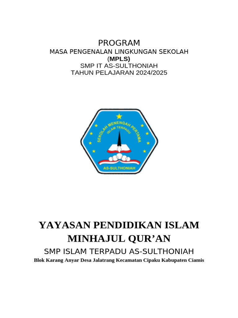 PROGRAM MPLS SMP IT As Sulthoniah_2024 | PDF