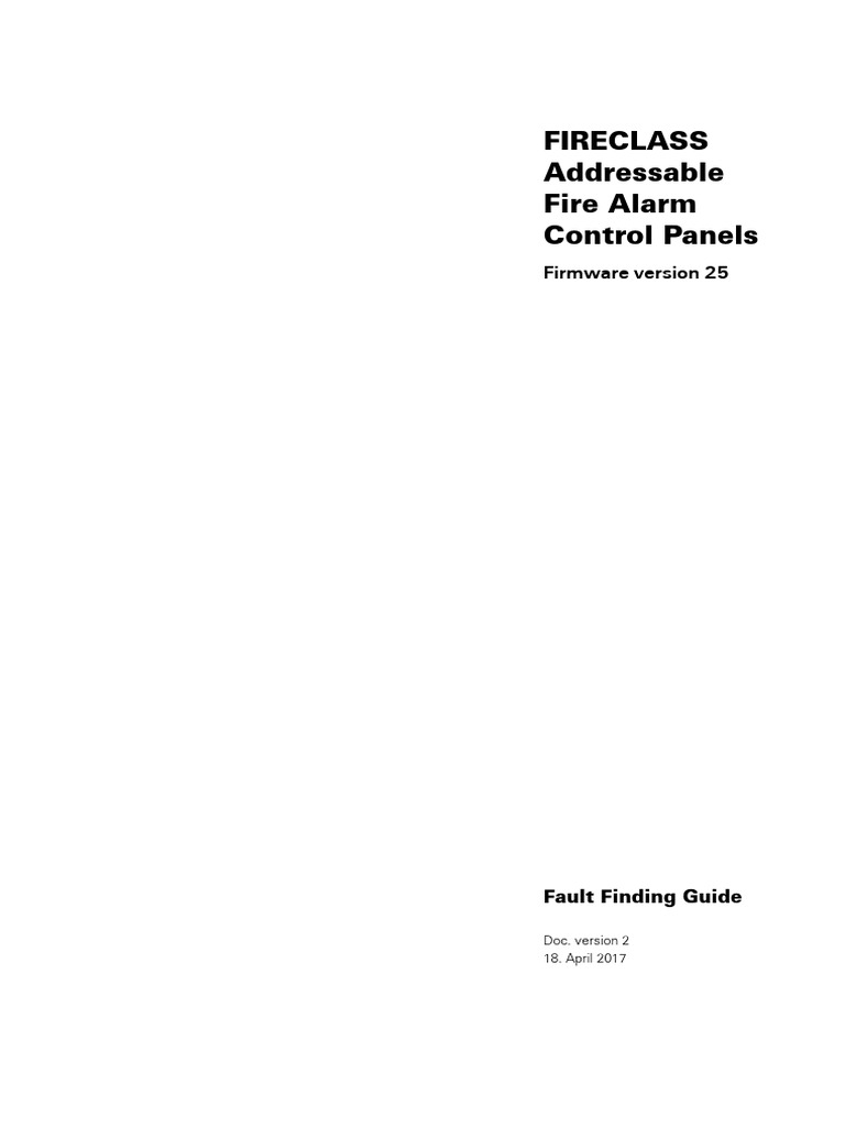 FC Addressable Panel Fault Finding Guide | PDF
