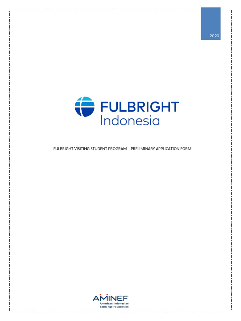 Fulbright Student Application Form | PDF