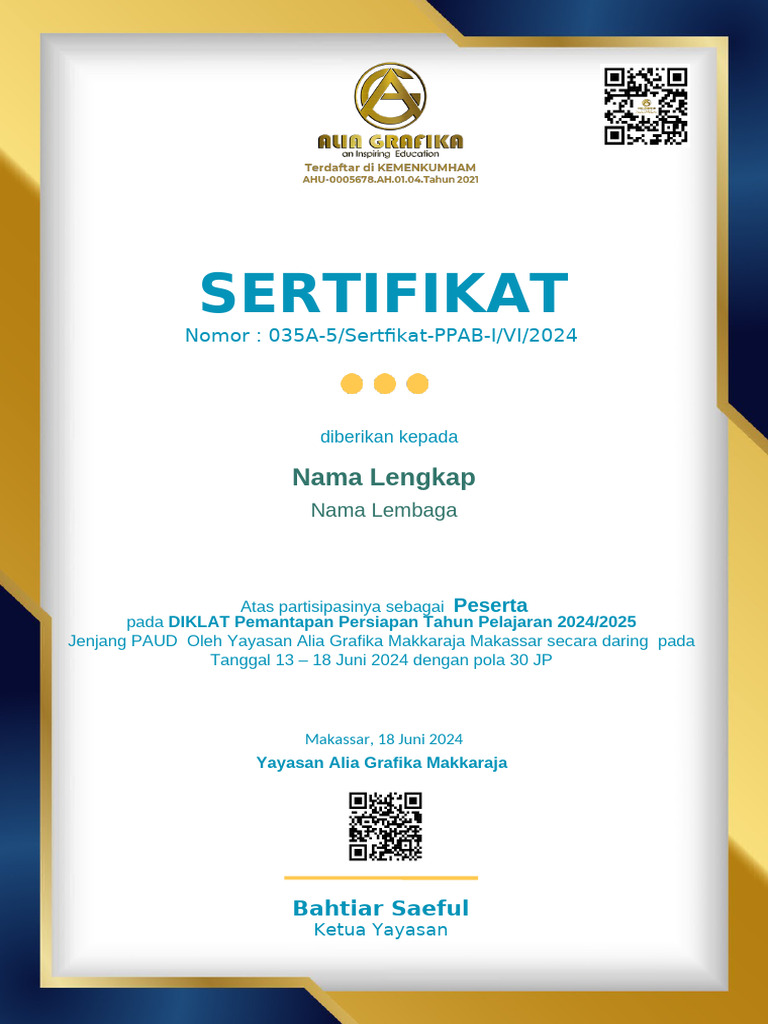 Sertifikat PPAB 1 Office Laptop Lama Fix | PDF