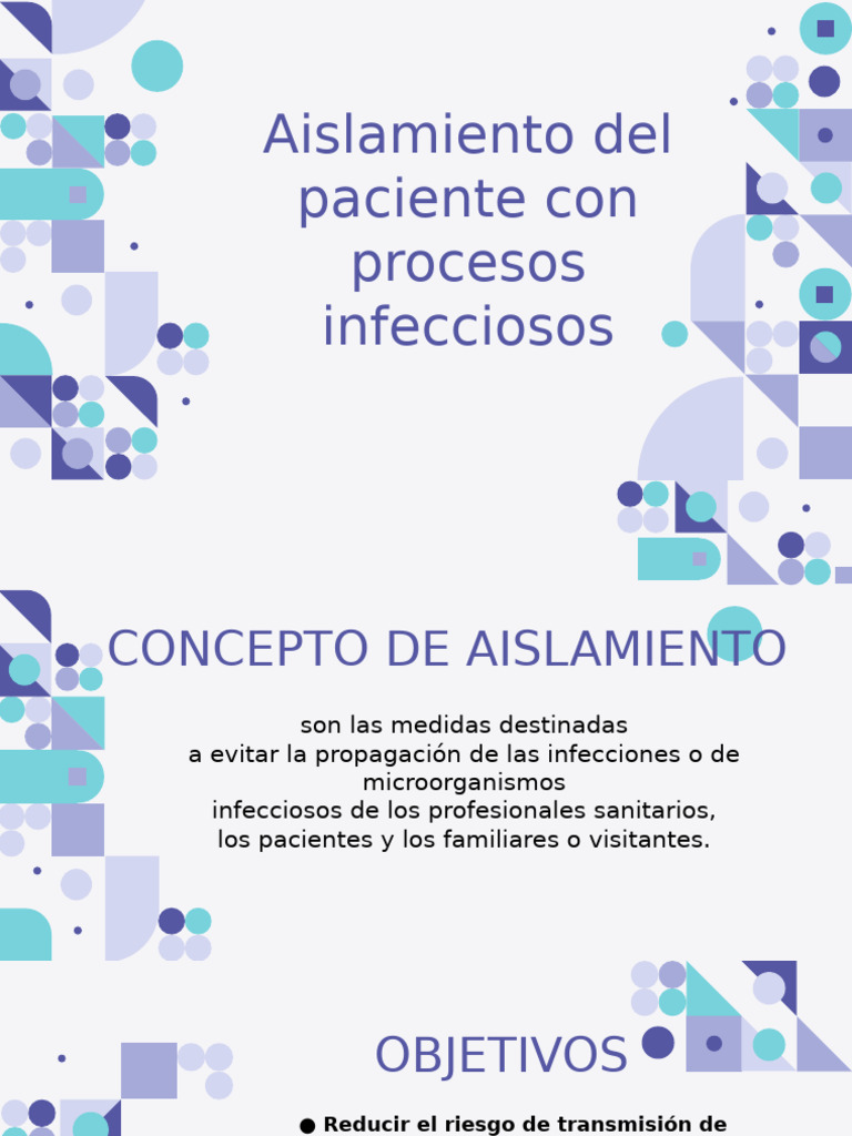 Aislamiento Del Paciente Con Procesos Infecciosos | PDF | Lavado de ...