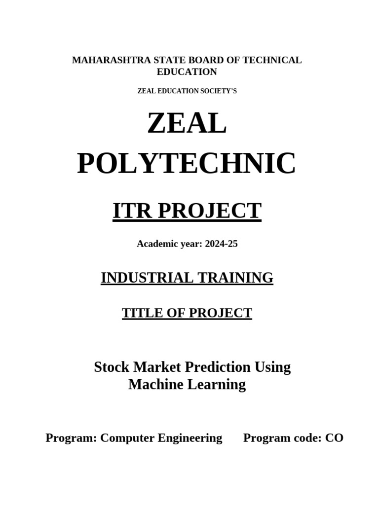 Itr Projectttt | PDF