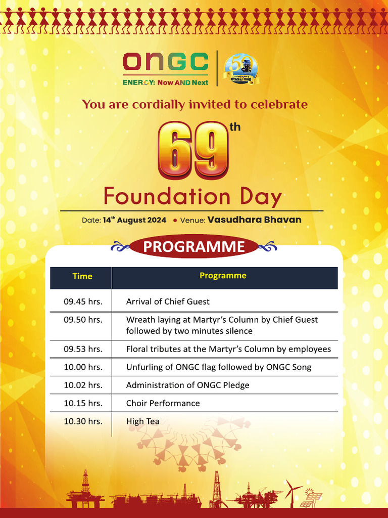 Invite-OnGC Foundation Day | PDF