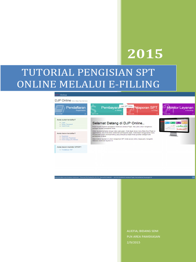 Tutorial e Filling 2015 | PDF
