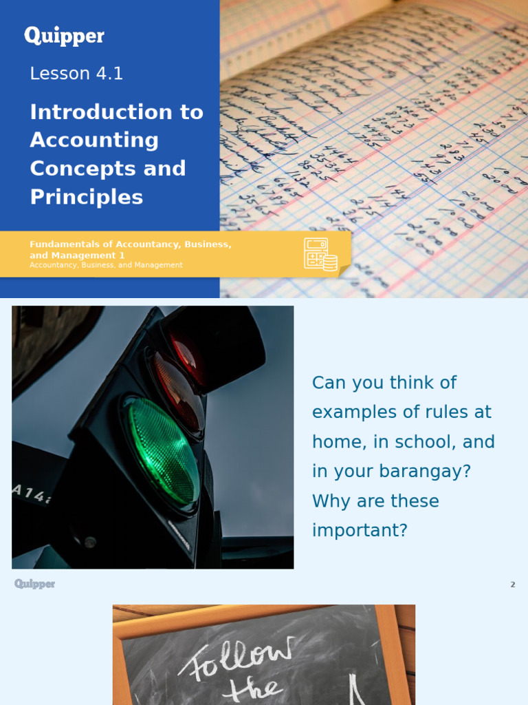 Fabm 1 Intro To Accounting Concepts and Principles | PDF