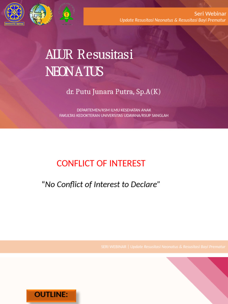 Alur Resusitasi Neonatus | PDF