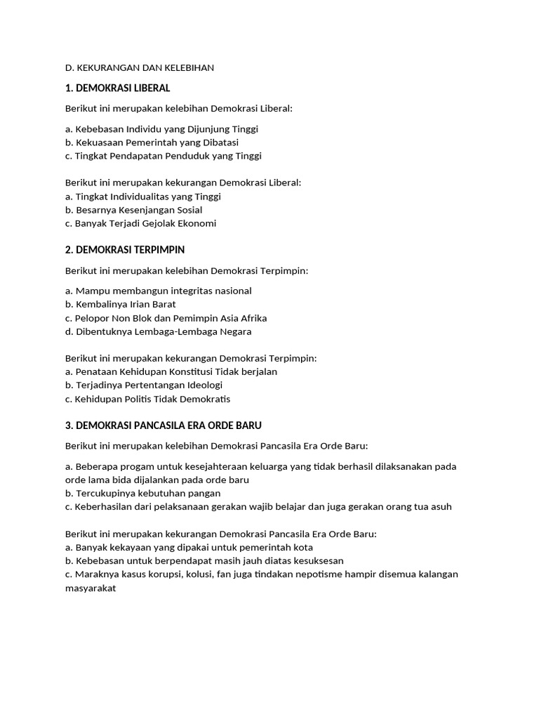 Materi Uts PKN XII | PDF