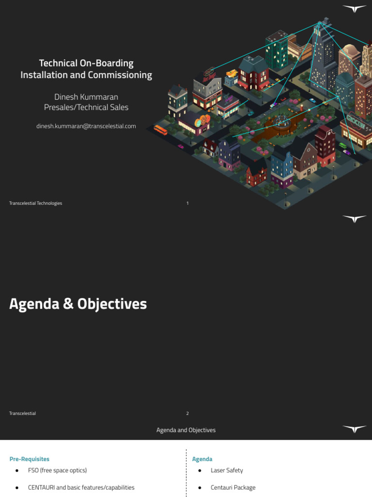 Technical On-Boarding - Installation and Commissioning - V1.2-2 | PDF