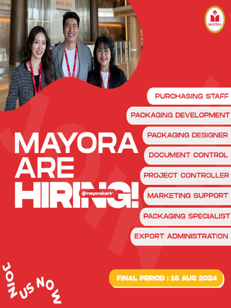 Mayora Group Are Hiring!-2 | PDF